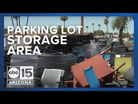 Tempe's former COVID-19 testing site now storage area for company surplus