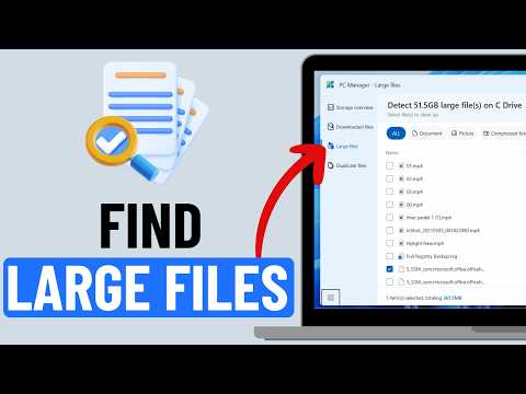 How to Find Large Files on Windows 11 or 10 (With One Click)