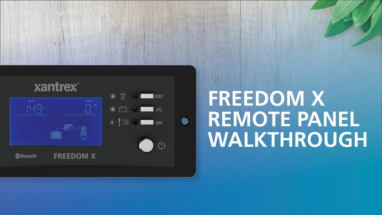 FREEDOM X Remote Panel Walkthrough