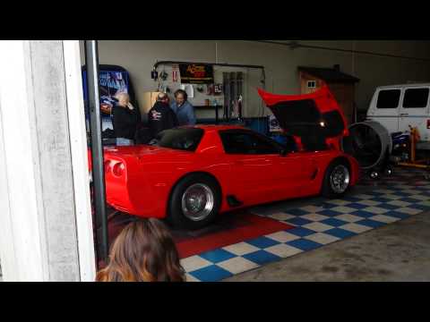 Turbo Vette on the dyno