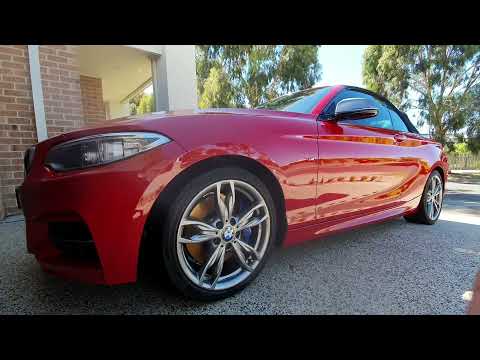 Detailing A Red BMW M235i Convertible