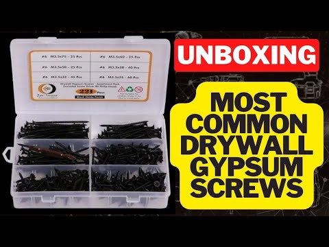 #3 Epi-Torque Drywall Gypsum Screw 221 Pcs DIY Assortment Pack | Screw Driver Bit Included |