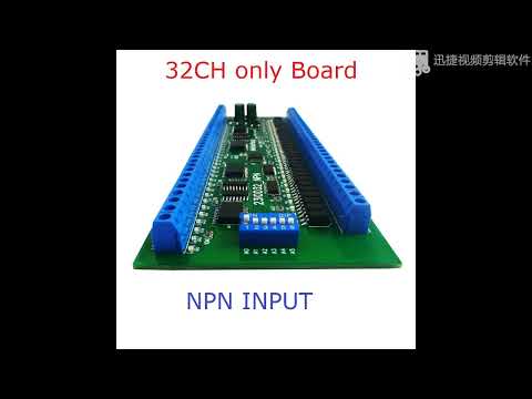 23IOD32 NPN PNP RS485 Remote I/O DI-DO PLC Modbus RTU Expansion Industrial Automation Raspberry Pi