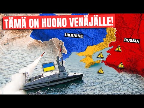 Ukraina järkytti Venäjää paljastamalla ennennäkemättömän lentotukialuksen Mustallamerellä