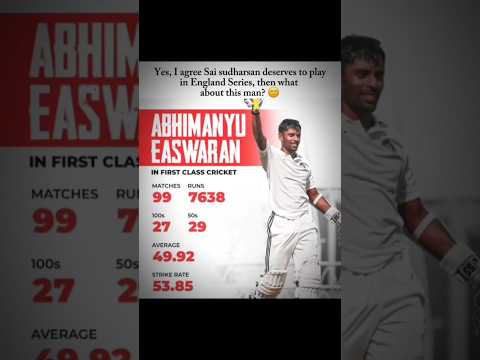 Abhimanyu Easwaran 🔥😱 #ipl #cricket
