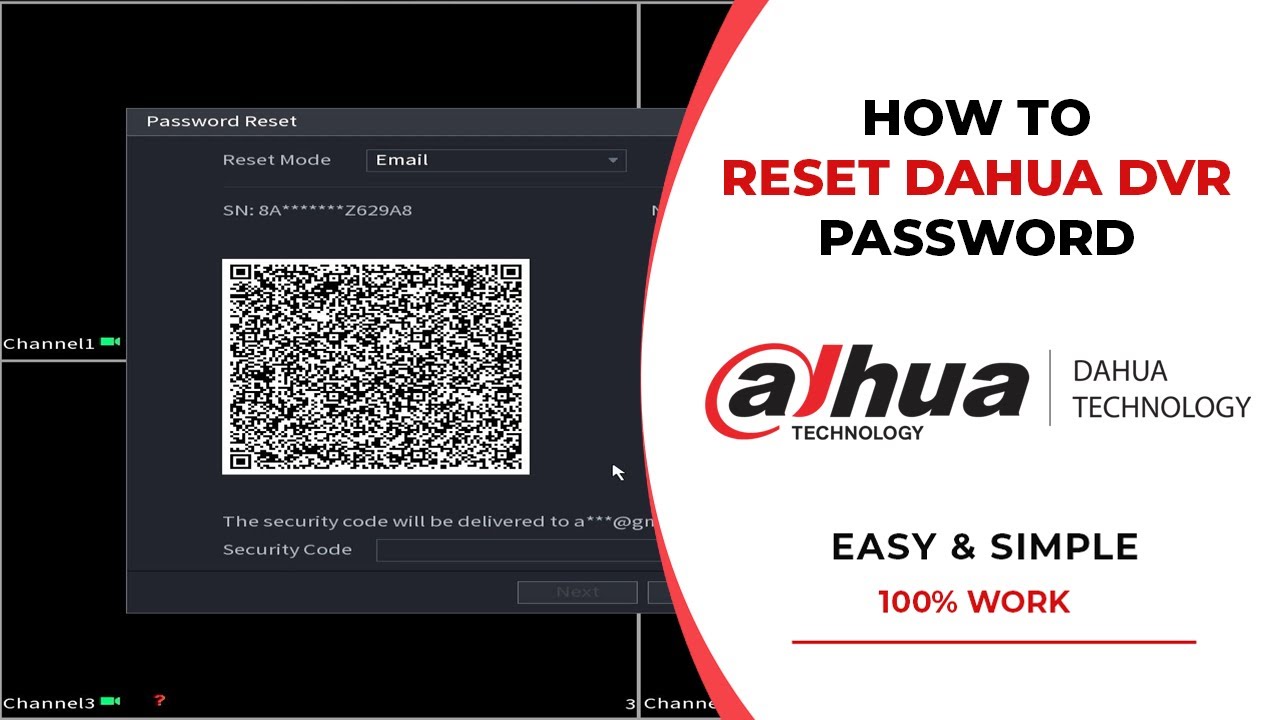 How to Reset Dahua DVR Admin Password | Dahua XVR Password Reset