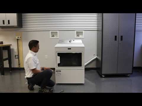 Maytag GasElectric Dryer Installation Video