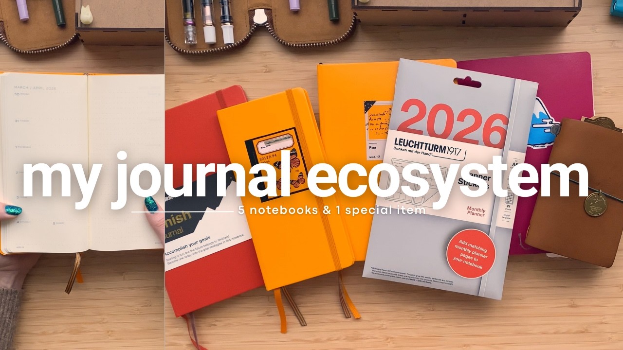 Journals I'm Using in 2026 🌟 411 Page Notebook, Goal Journal, Travel Journal & More