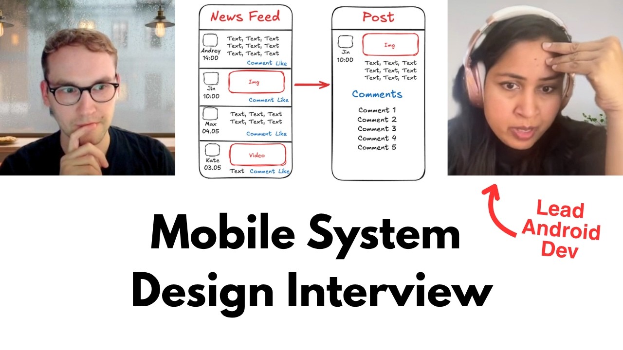 Lead Android Engineer Mock Interview – Facebook App System Design