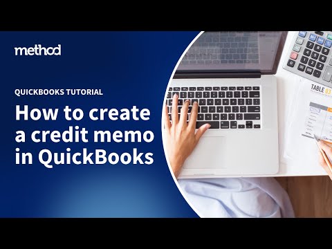 How to create a credit memo in QuickBooks Online