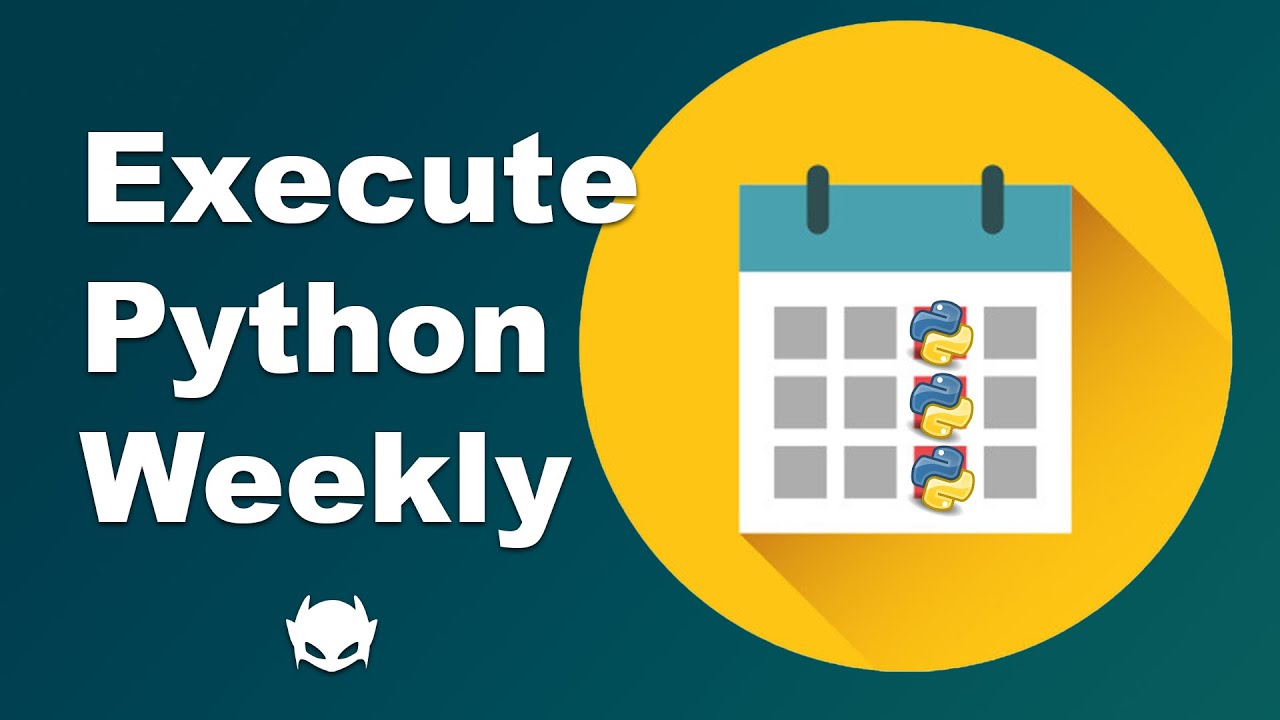 How to Run a Python Script Every Week