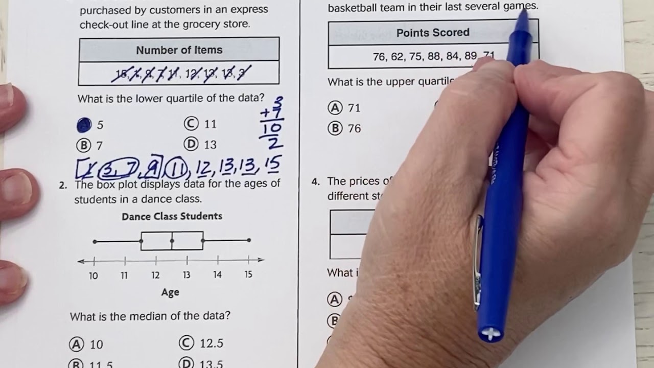 Box Plot PDF answers