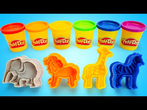 Learn & Create Animals with Colorful Dough! ???????? Fun Video for Preschool Kids