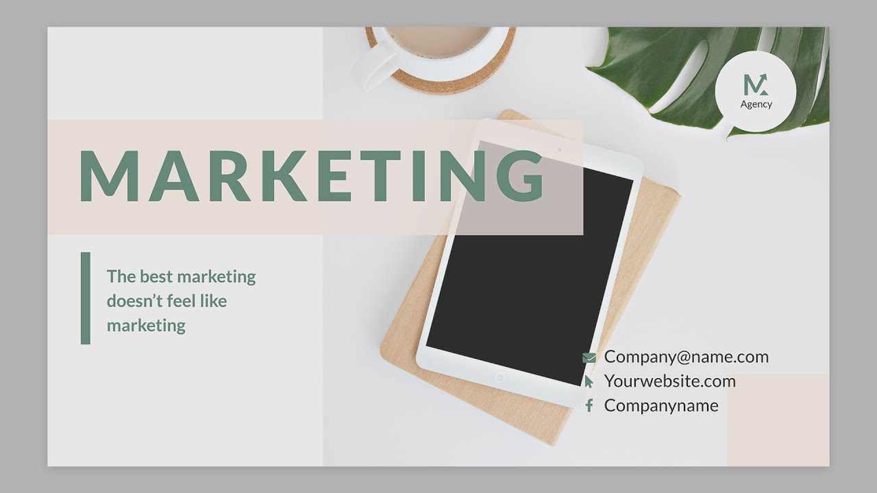 Digital Marketing Company PowerPoint Presentation Template