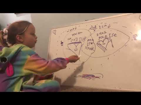 Isla teaching me what she learned in school 2/20