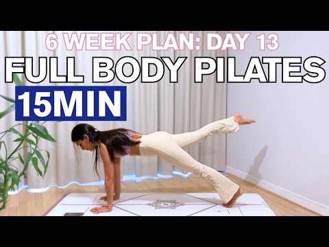 FULL BODY PILATES WORKOUT || SCULPT AN HOURGLASS BODY || 15 MINS