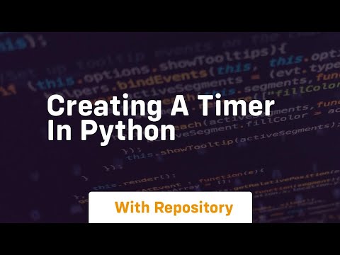 creating a timer in python