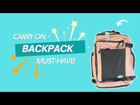 Bagsmart Backpack Review | What I Packed for My Flight to Orlando | Best Travel Backpack 2025