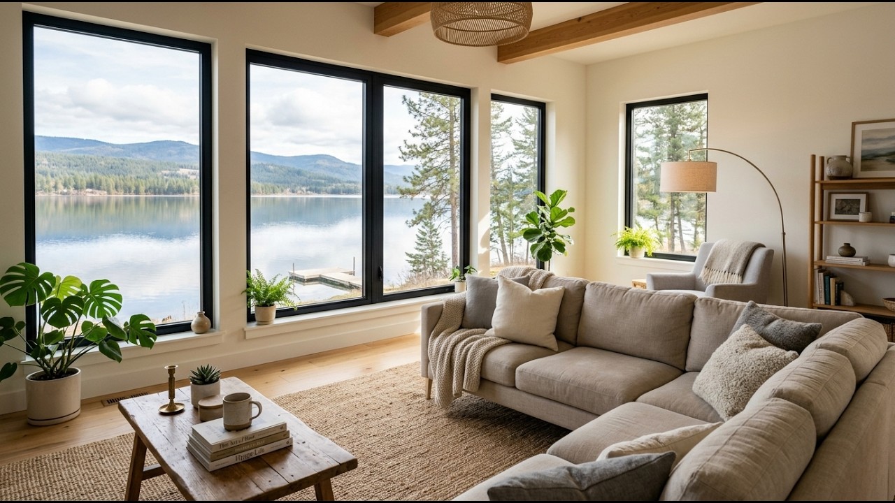 Cozy Lakeside Cottage with Stunning Views | Peaceful Dream Home Tour