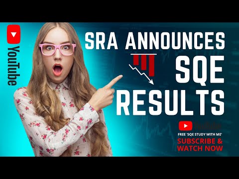 DISASTROUS SQE EXAM RESULTS - SRA ANNOUNCE!