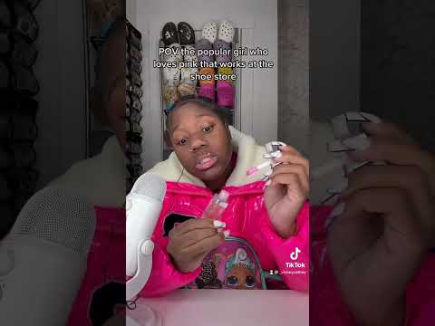 Vickey Cathey acts bougie because her favorite color is PINK😱 #shorts