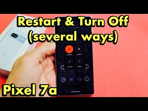 Pixel 7a: How to Restart & Turn Off (several ways)
