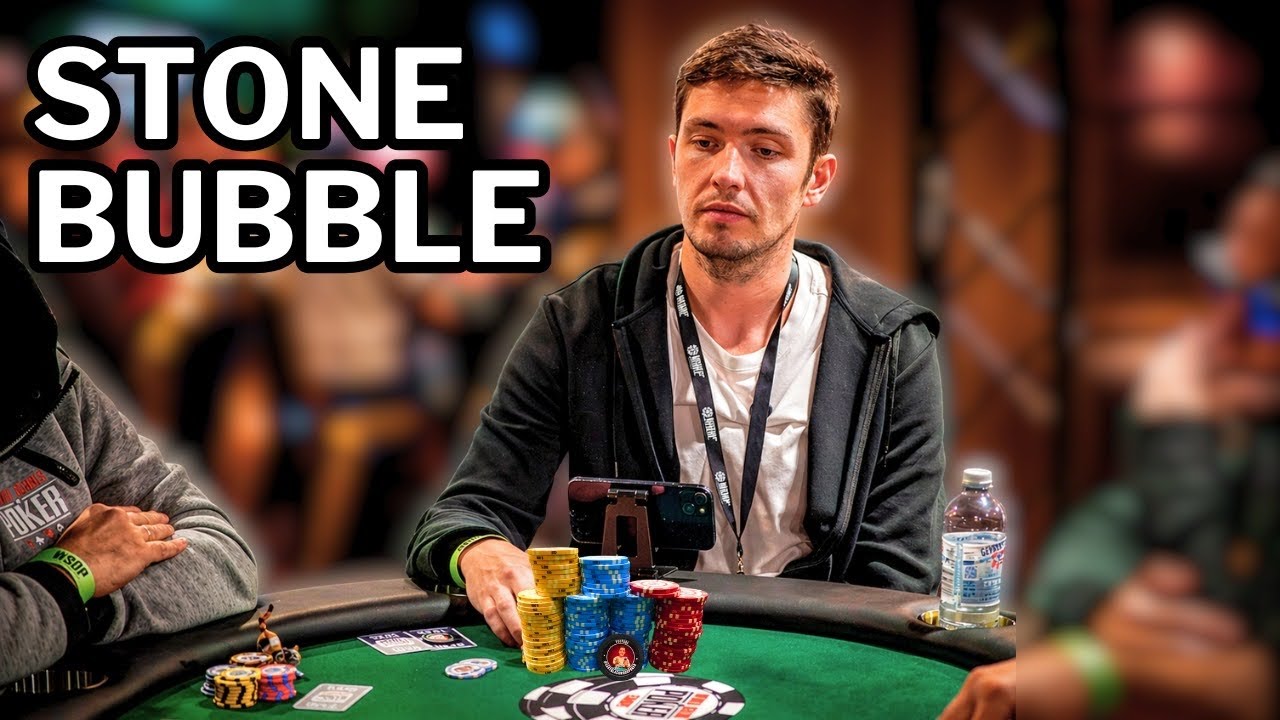 I'm On The STONE Bubble Of a High Stakes Tournament & THIS Happens…