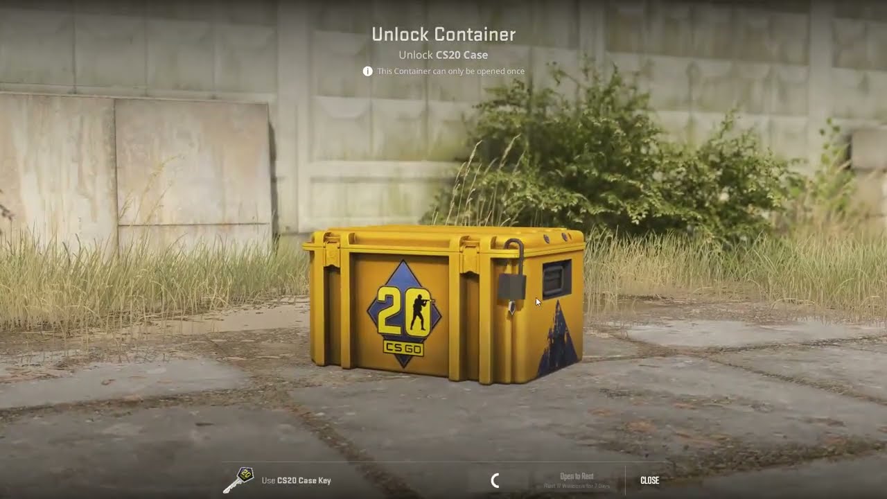 Opening a CS2 case until a Gold appears.... DAY 953