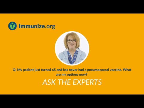 Ask the Experts: Pneumococcal Vaccination at Age 65