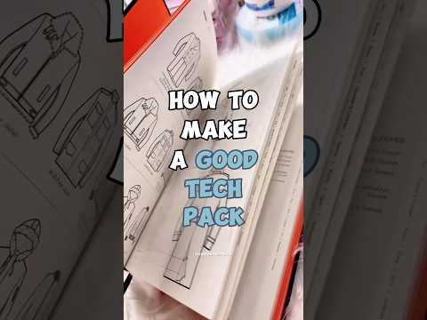 How to make a good Tech Pack for your clothing brand - full tutorial #apparelmanufacturer