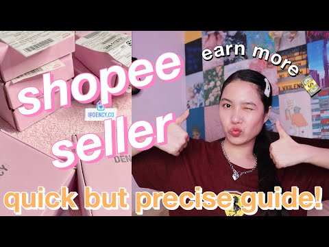 HOW TO BE A SHOPEE SELLER AND EARN MORE $$$! + tips on how to grow your Shopee store ;)