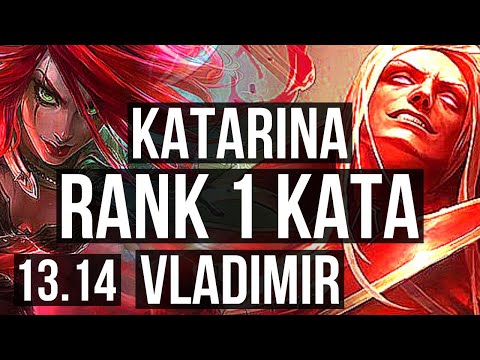 KATA vs VLAD (MID) | Rank 1 Kata, Rank 9, 1.7M mastery, 8/2/8, 500+ games | TR Grandmaster | 13.14