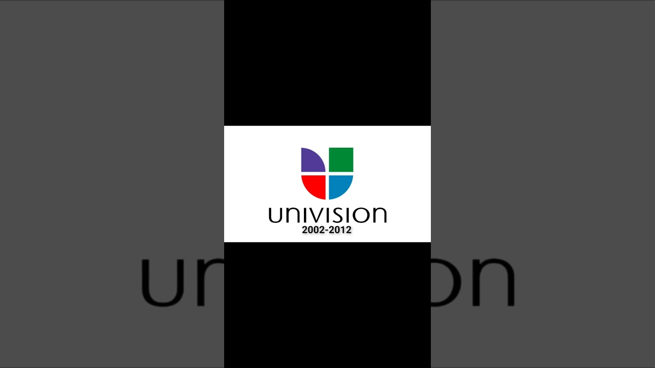 Evolución logos de TelevisaUnivision (Antes Univision Communications) propiedad de Grupo Televisa