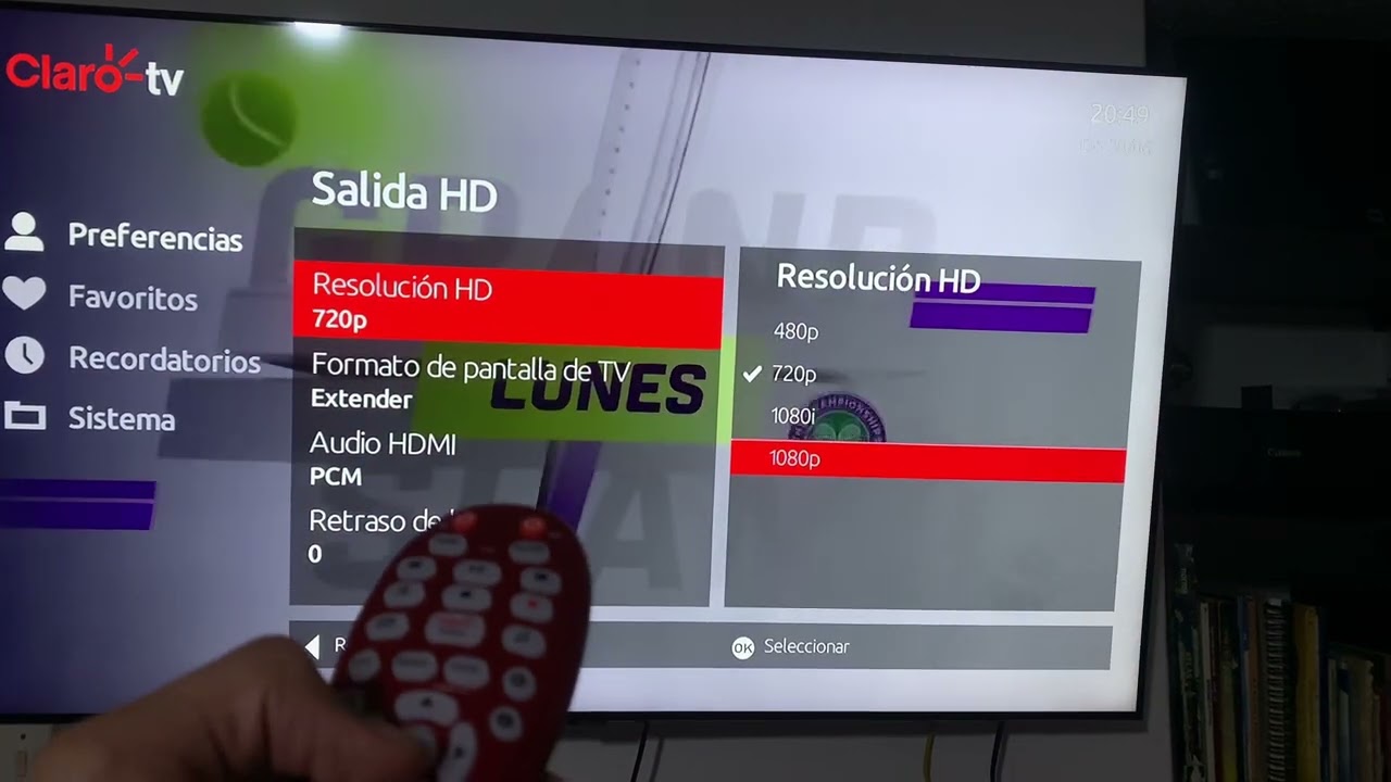 Claro TV mejorar la Imagen a HD en todos los canales