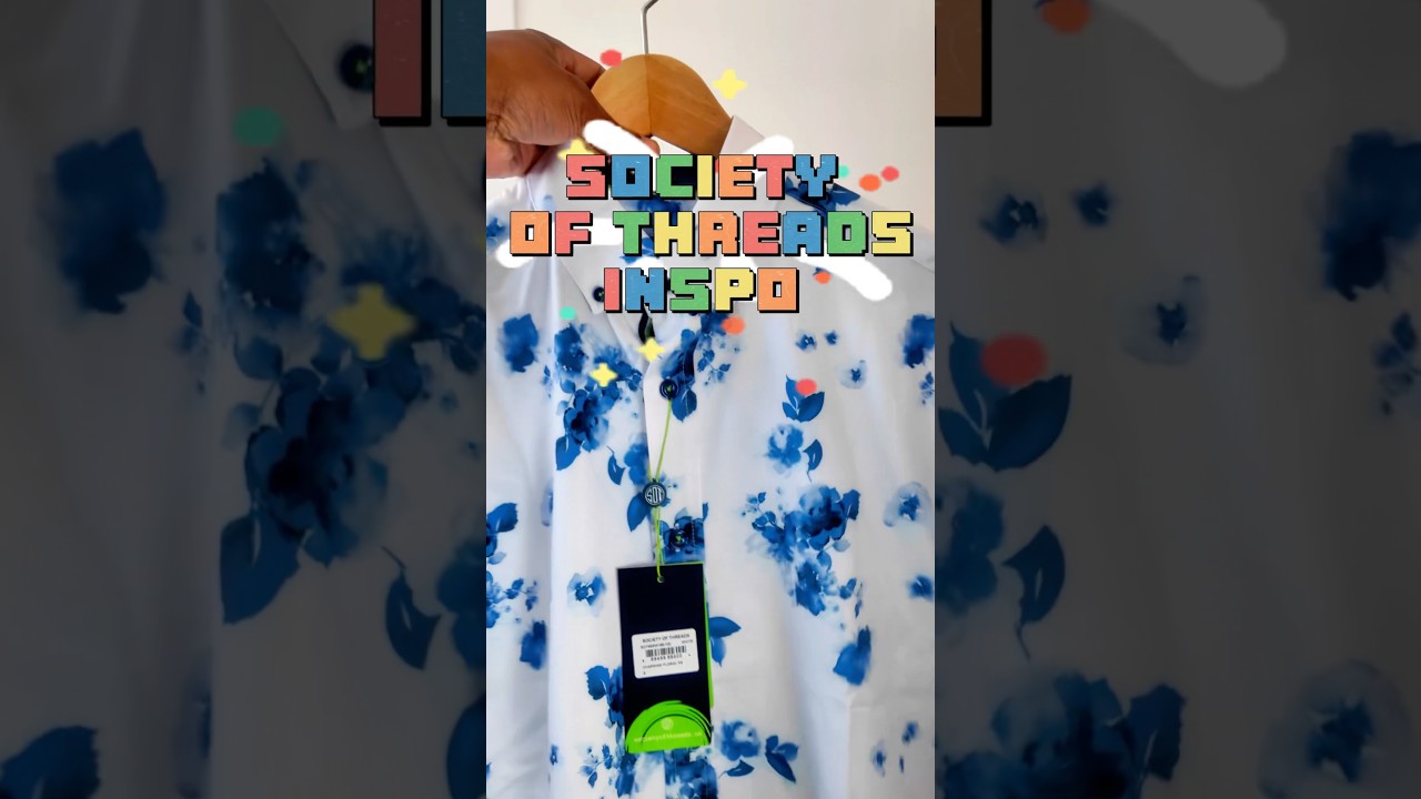 Society of Threads Inspo: Floral Shirt #youtubeshorts #mensfashion