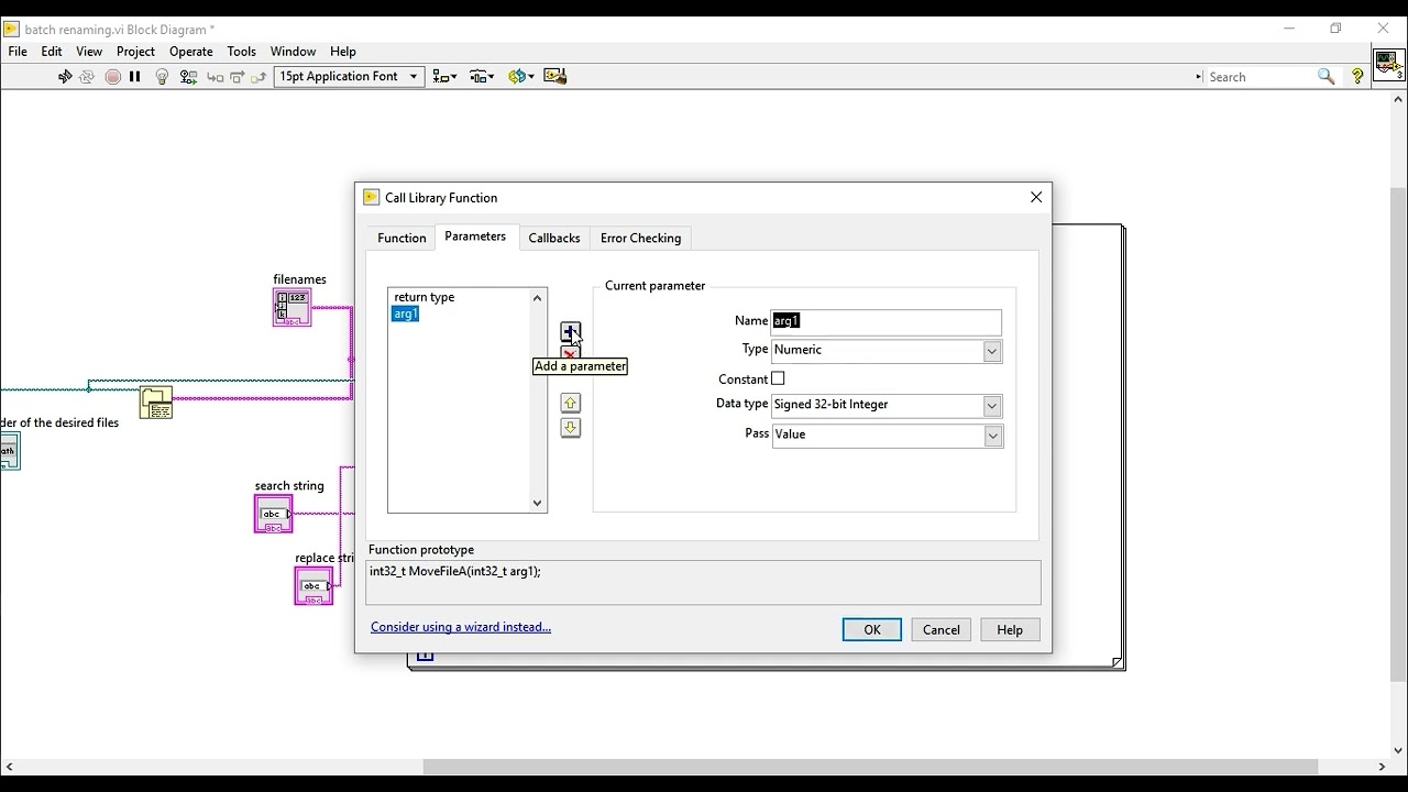 LabVIEW: Renaming large number of Files.