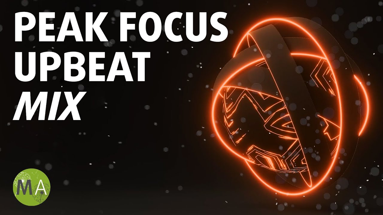 Upbeat Study Music Mix - Peak Focus Isochronic Tones, Techno House