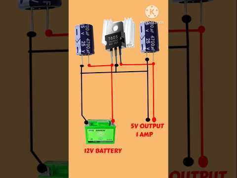7805 voltage regulator| shorts | diy