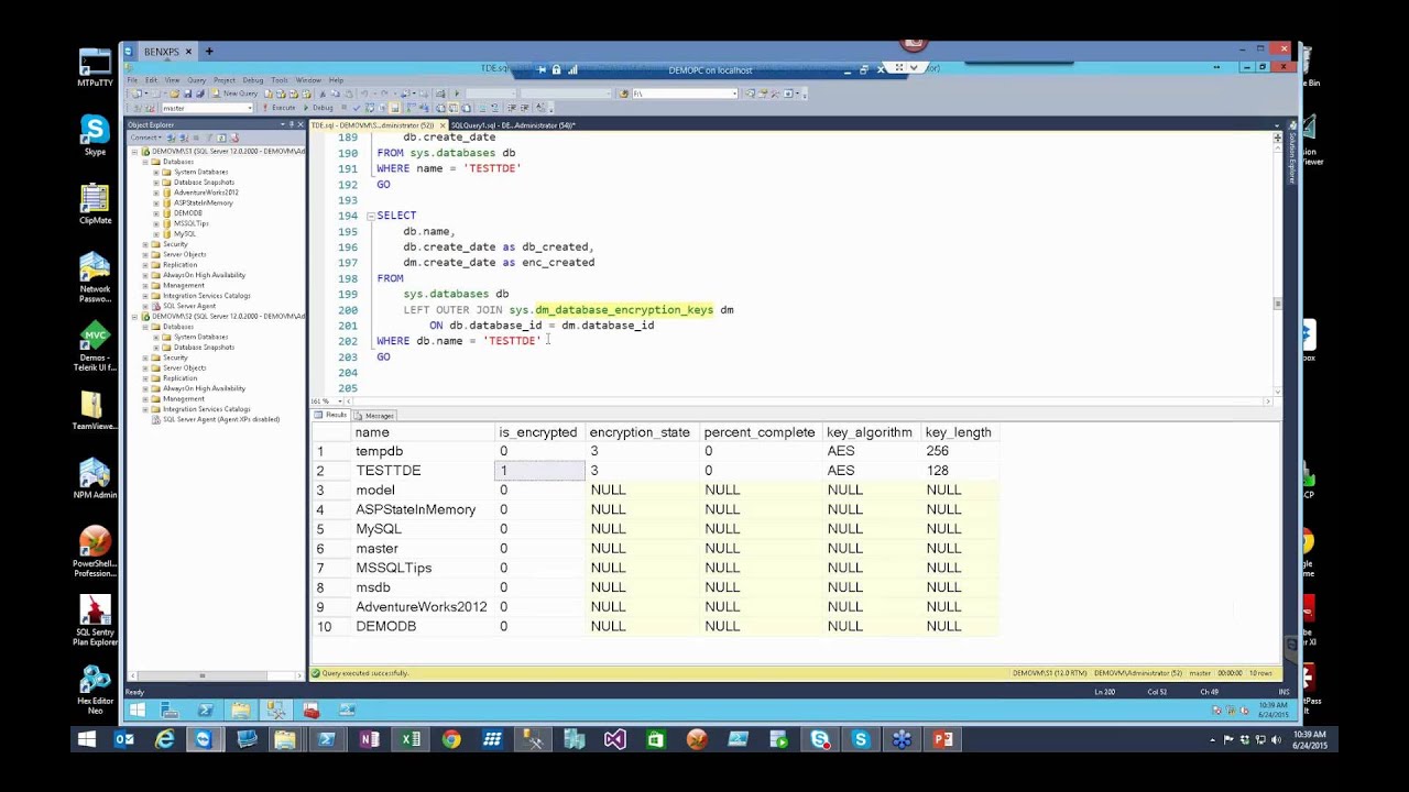 SQL Server Encryption 06242015