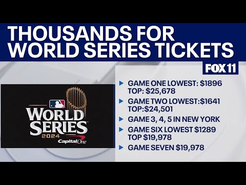 Dodgers-Yankees World Series tickets close to $2,000 each