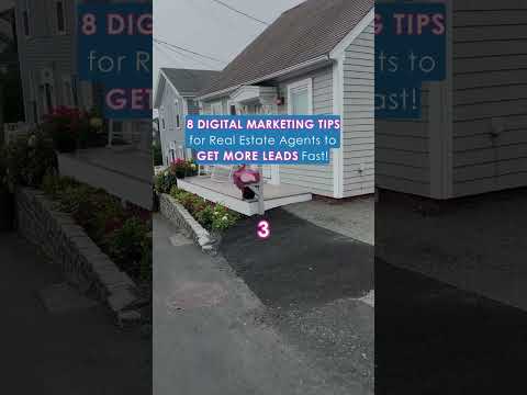 8 digital marketing tips for real estate agents to get MORE LEADS fast! #realestatemarketingtips
