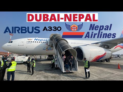 TRIP REPORT|Nepal Airlines|Dubai-Kathmandu|A330-200