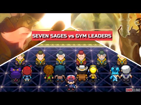 Pokémon Black and White GYM LEADERS vs SEVEN SAGES