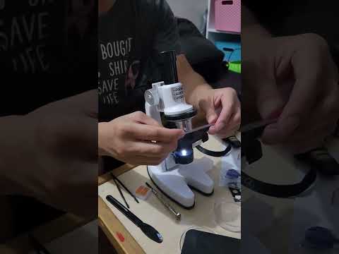 vape juice under #microscope #vape #science #experiment