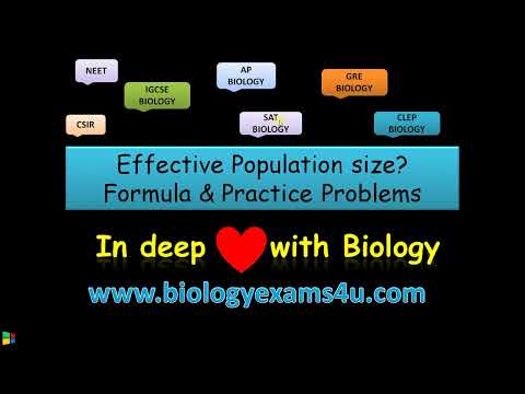 What is an Effective Population Size? Calculation and Practice Problems