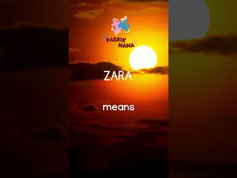 Five names that start with the letter Z #shorts
