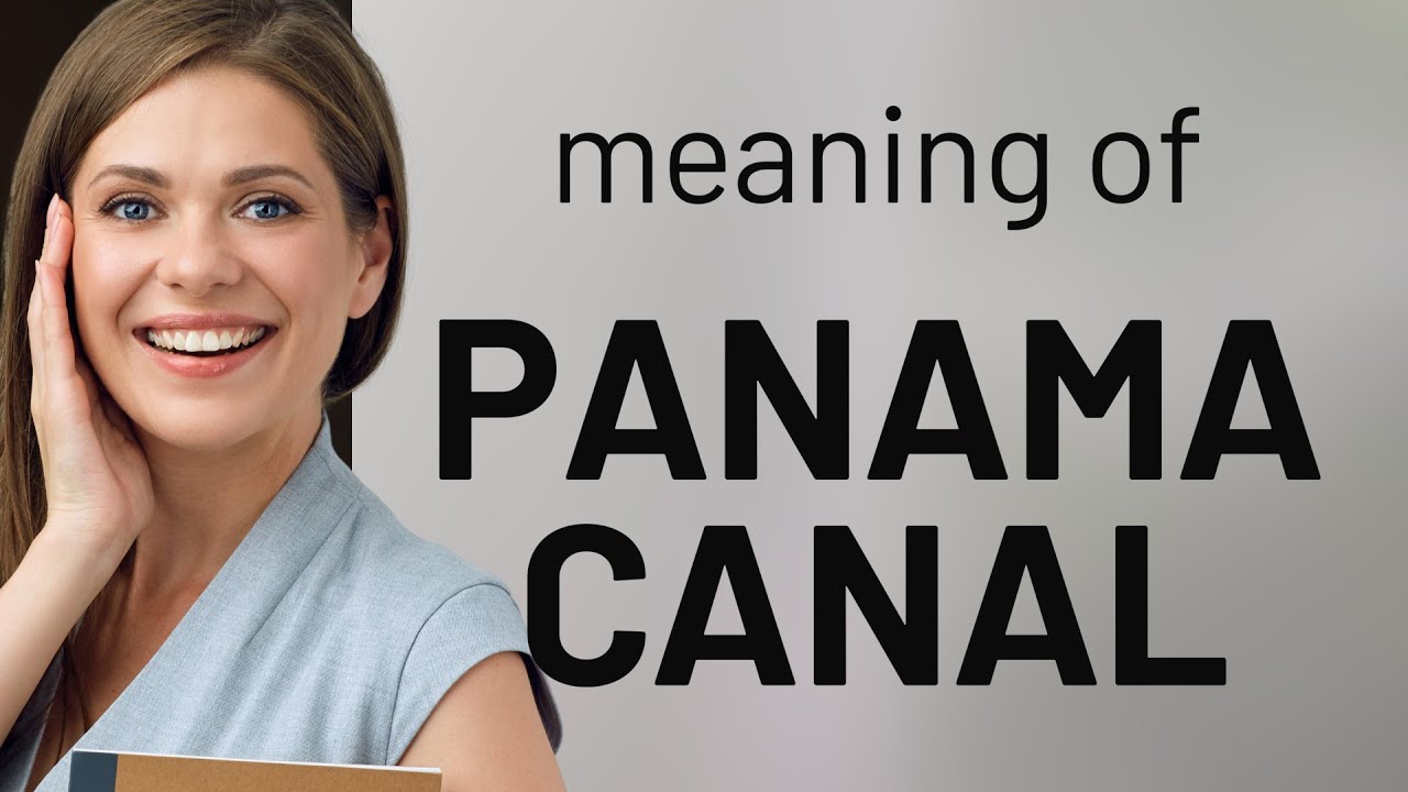 Panama canal | PANAMA CANAL definition