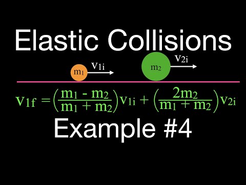 Momentum (14 of 16) Elastic Collisions, Example 4