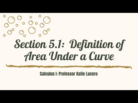 5_1 Definition of Area Under a Curve