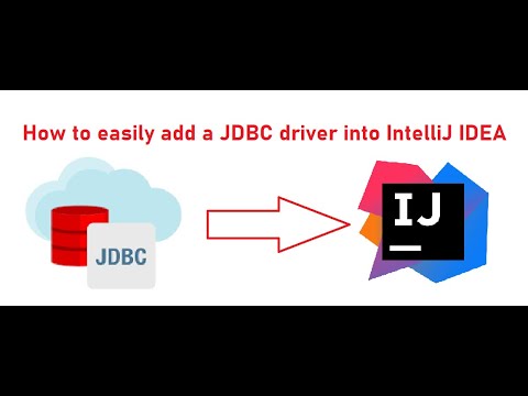 How to easily add a JDBC driver to IntelliJ